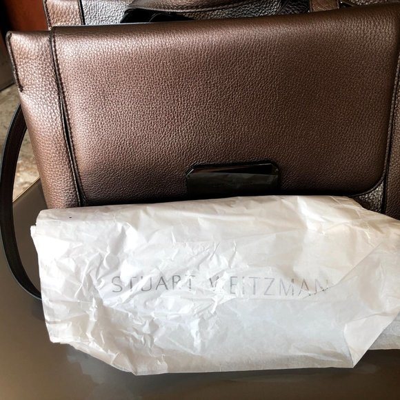 Stuart Weitzman | Bags | Stuart Weitzman Leather Shoulder Bag | Poshmark